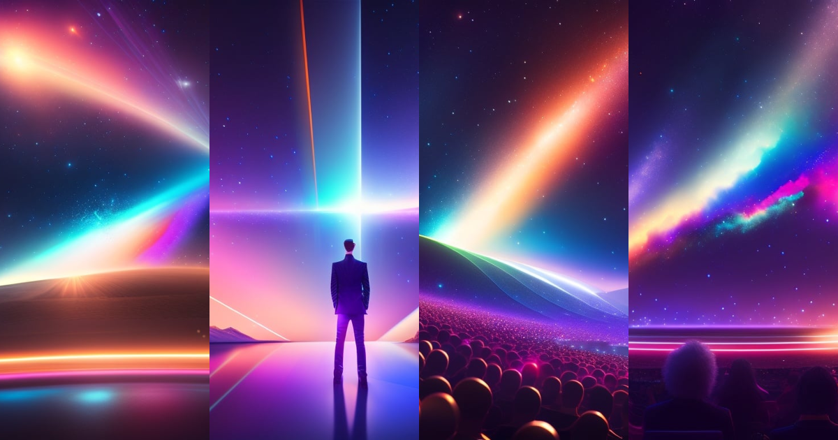 Lexica - Illustrate the dynamic visual effects that accompany the music ...