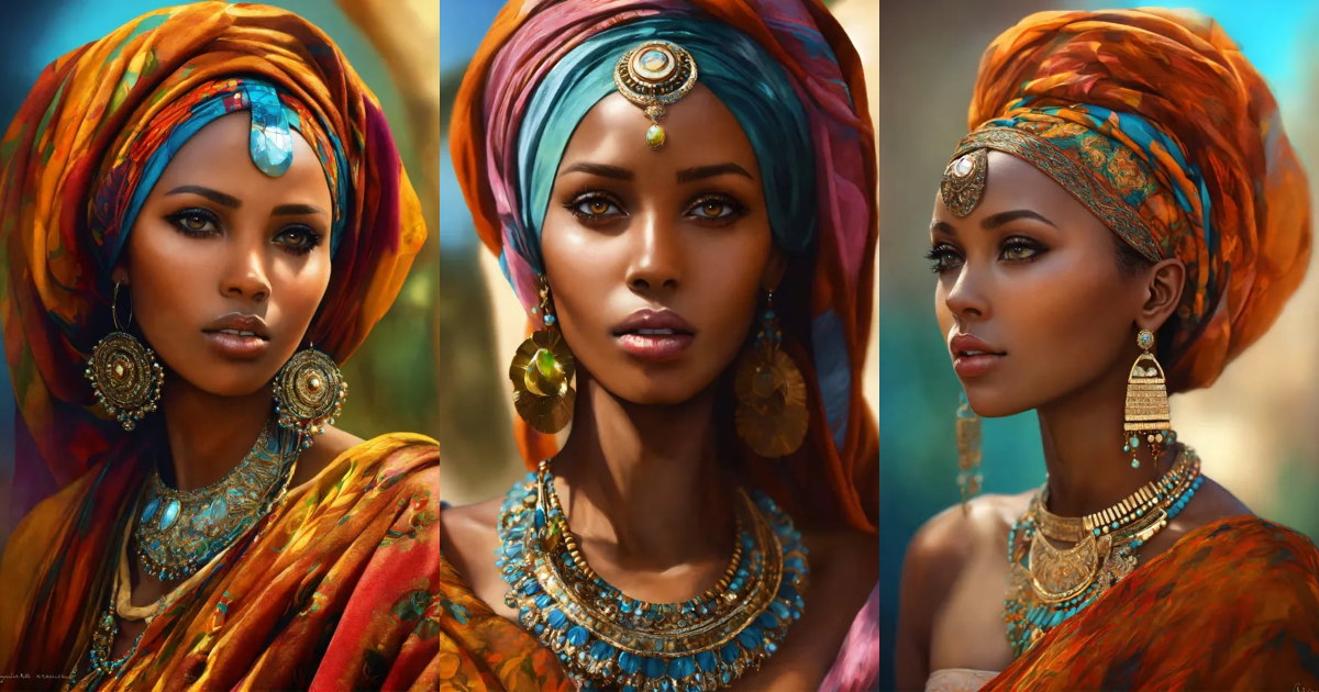 Lexica - A ultra beautiful Somali woman, intricate, hyper-realistic ...