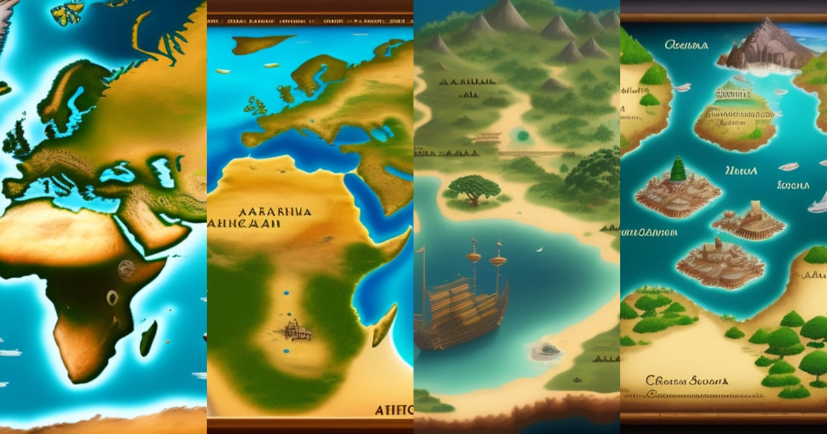 Lexica - World map rpg with african scenery