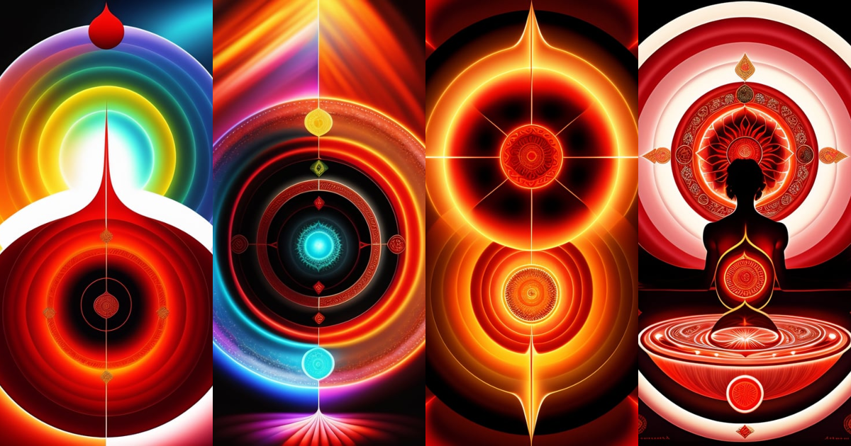 Lexica - The root chakra (Muladhara) is often represented as a swirling ...