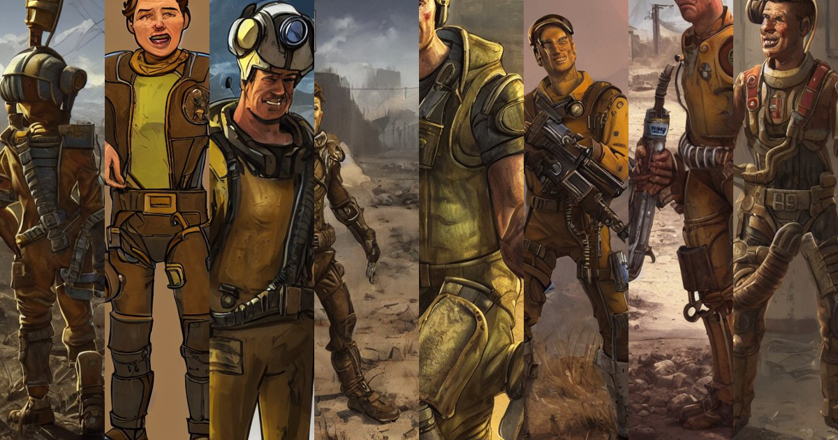 Lexica - Tom scott as a vault dweller in fallout, beautiful high quality realistic game concept ...