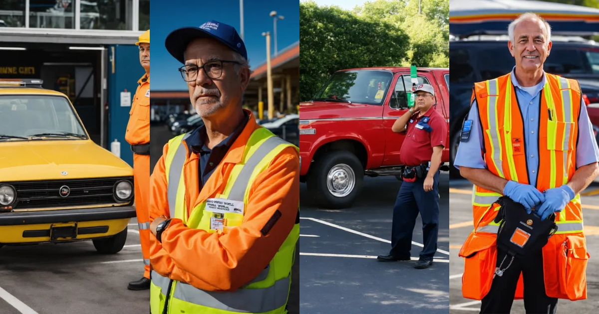 Lexica - Parking lot attendant andy worhol