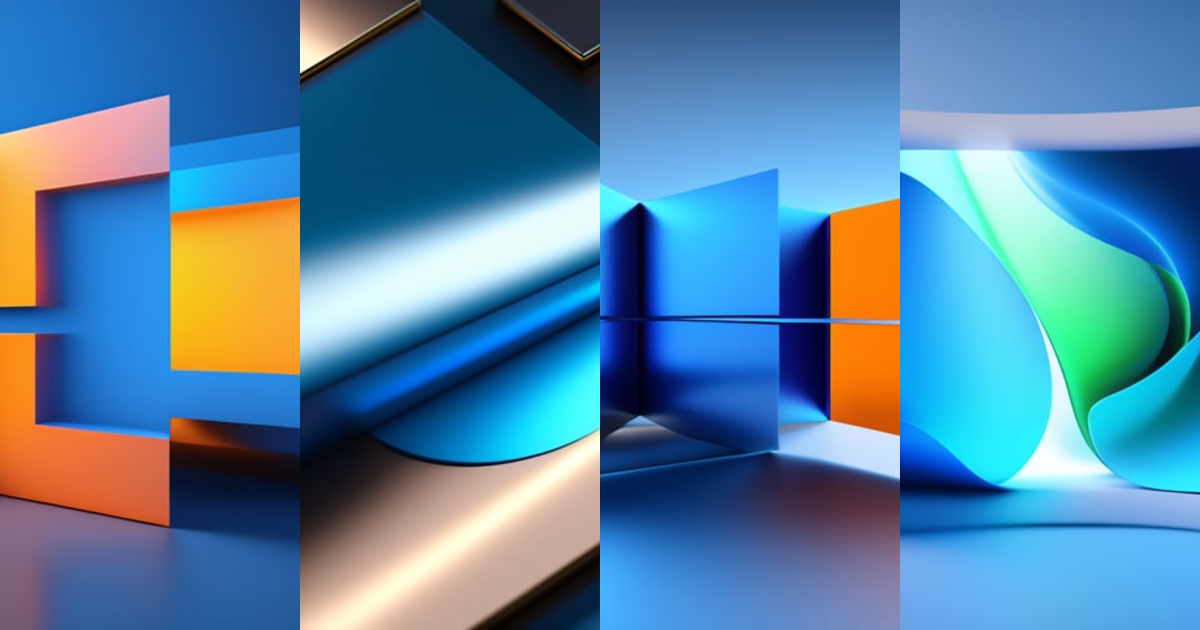 Lexica - Windows 11 paper wallpaper with multiple layers and show ...