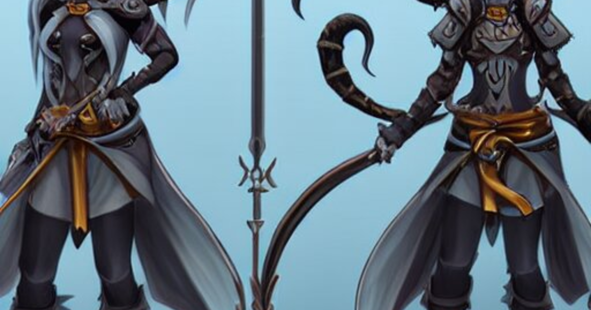 Lexica - Dungeon and dragons character art concept, full body, tiefling ...
