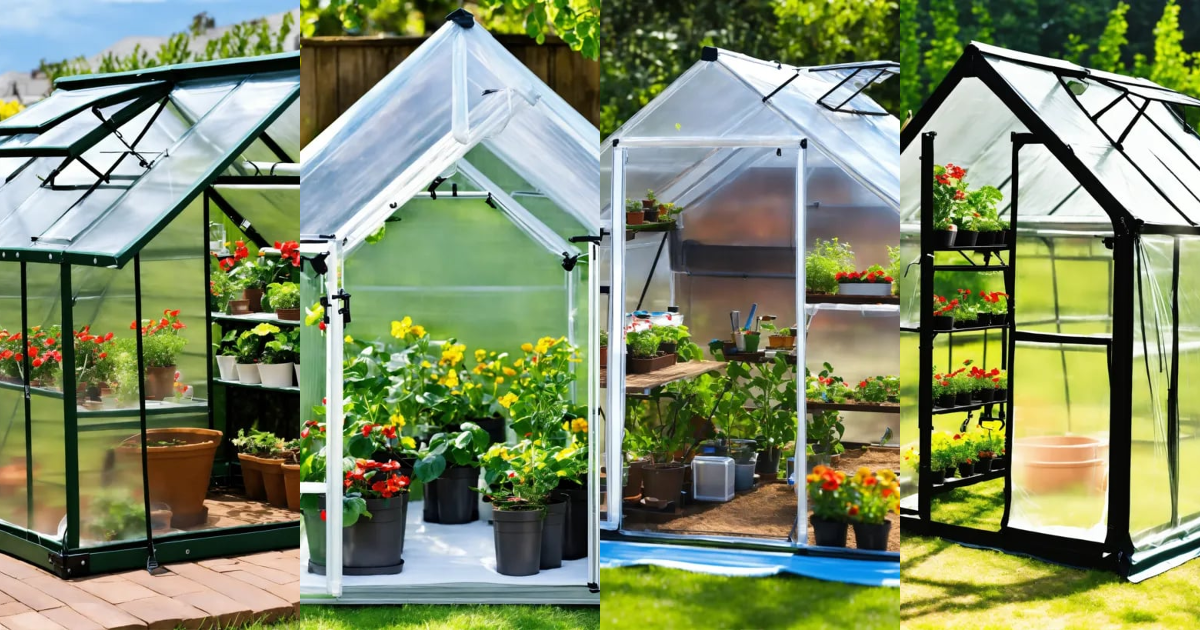 Lexica - Small portable greenhouse for your backyard