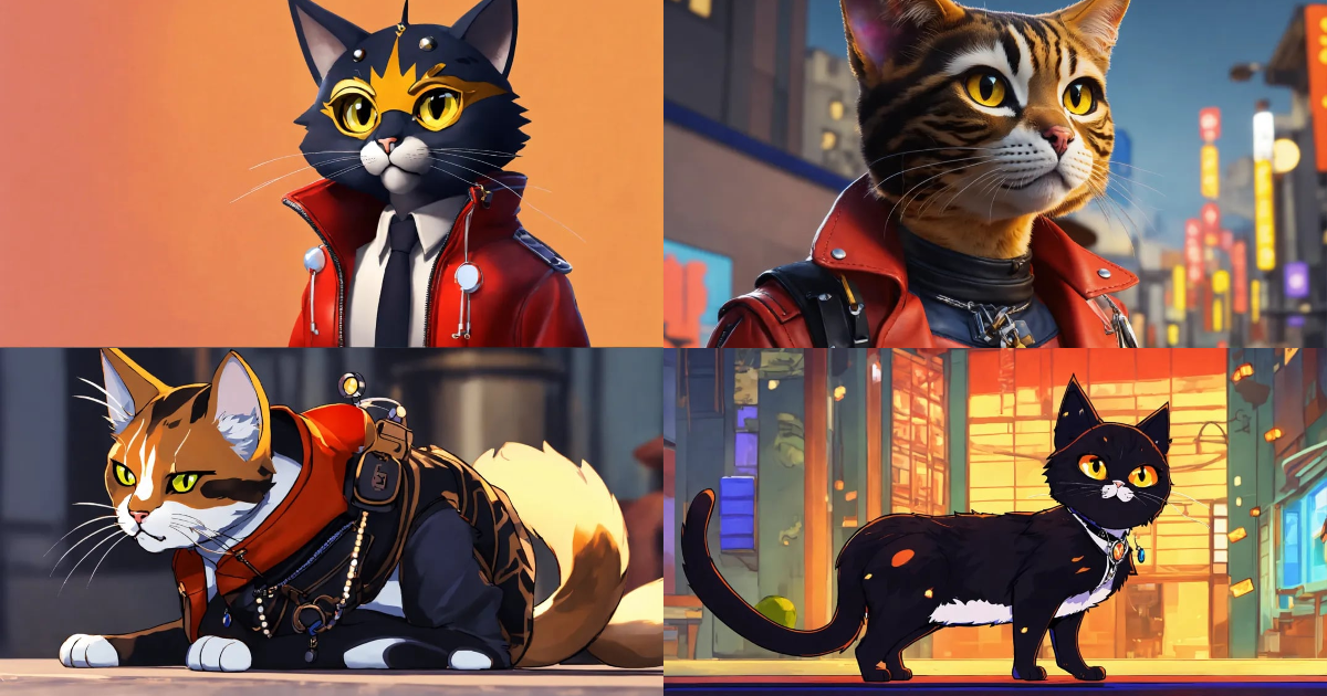 Lexica - Create a full-body, humanized animated character of an urban ...