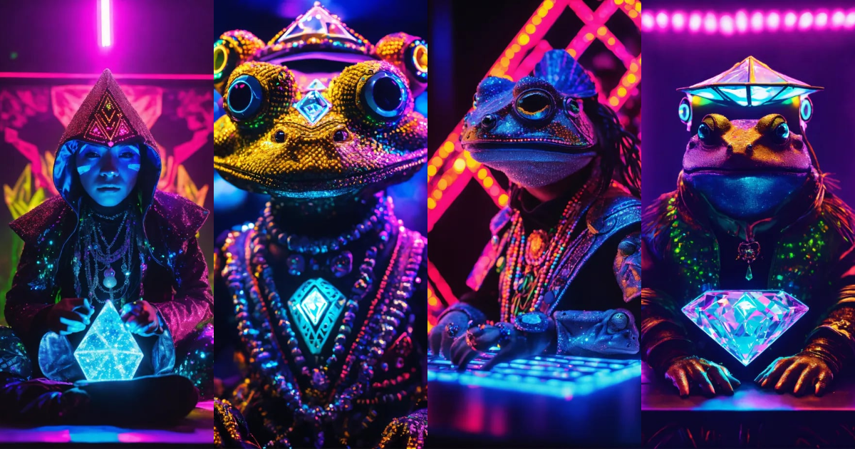 Lexica - A Ayahuasca techno Diamond Shaman Diamond TOAD in shaman folk ...