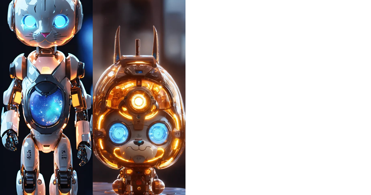 Lexica - Cute aesthetic, a (tiny cute translucent polycarbonate robot ...