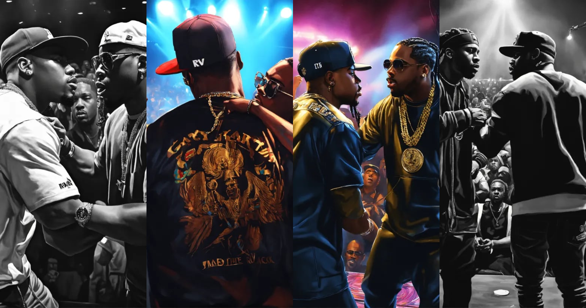 Lexica - Back view Pop art, hyperrealist portrait of black rapper "Eazy ...