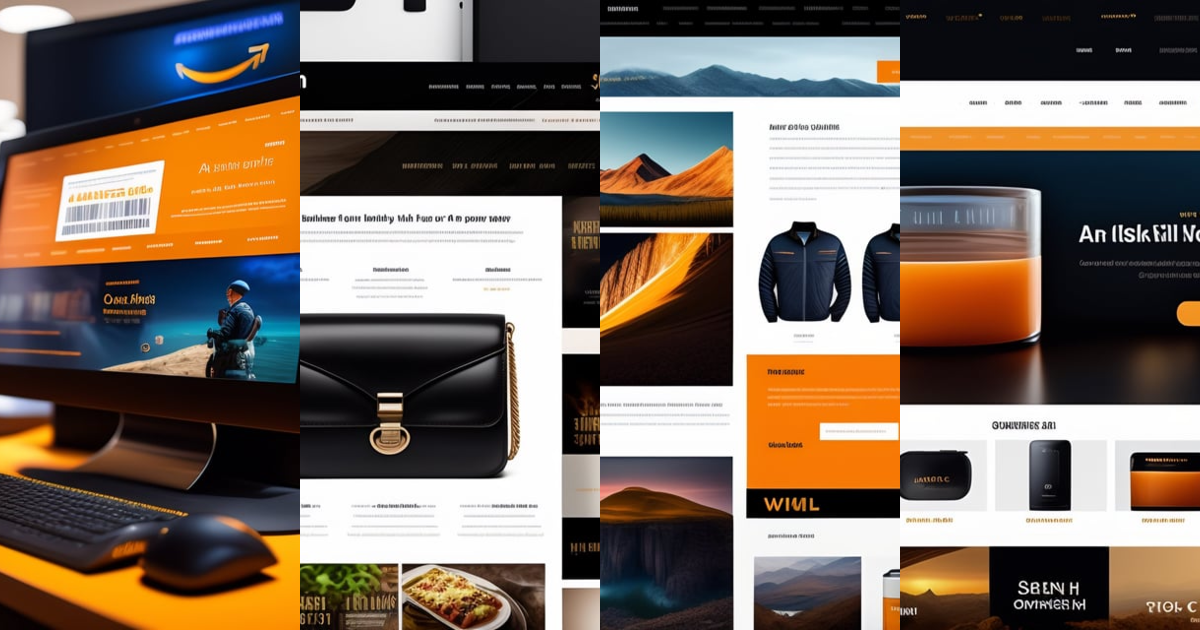 Lexica - Amazon website design sells products