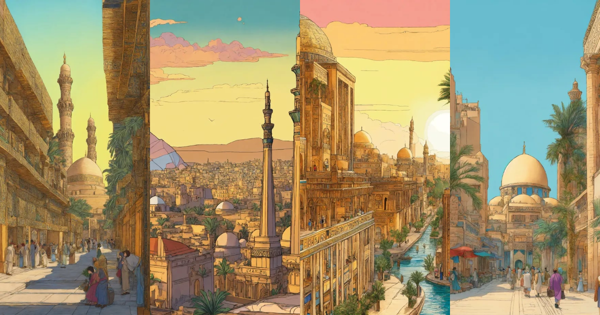 Lexica - Drawing Cairo Egypt. Ultra HD, line drawing, clean clear lines ...