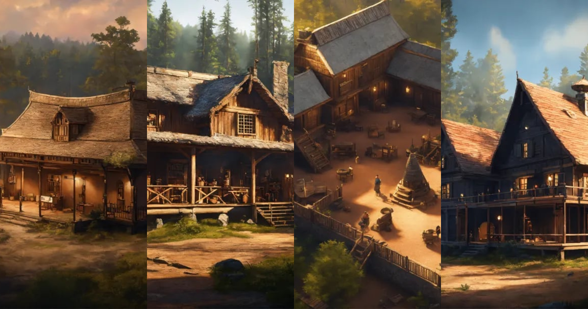 Lexica - Floorplan of Colonial frontier fort surrounded by pine forest ...