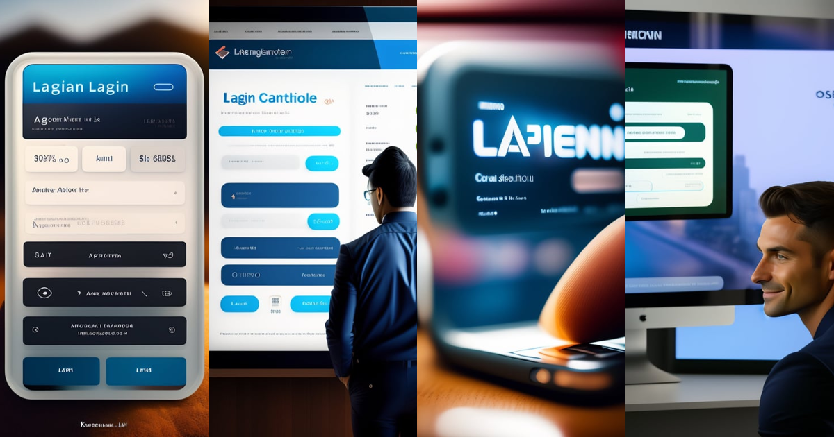 Lexica - Human image of a login component to an application