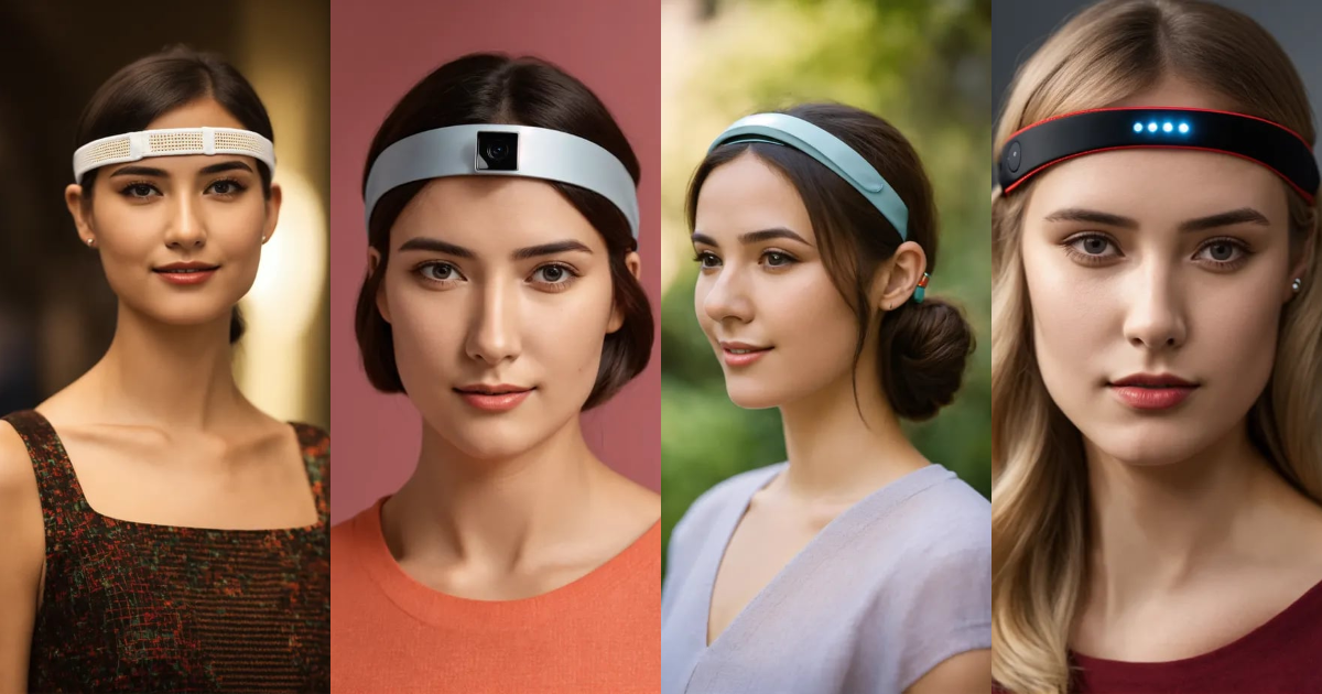 Lexica - Smart elegant small headband on visually impaired individual ...
