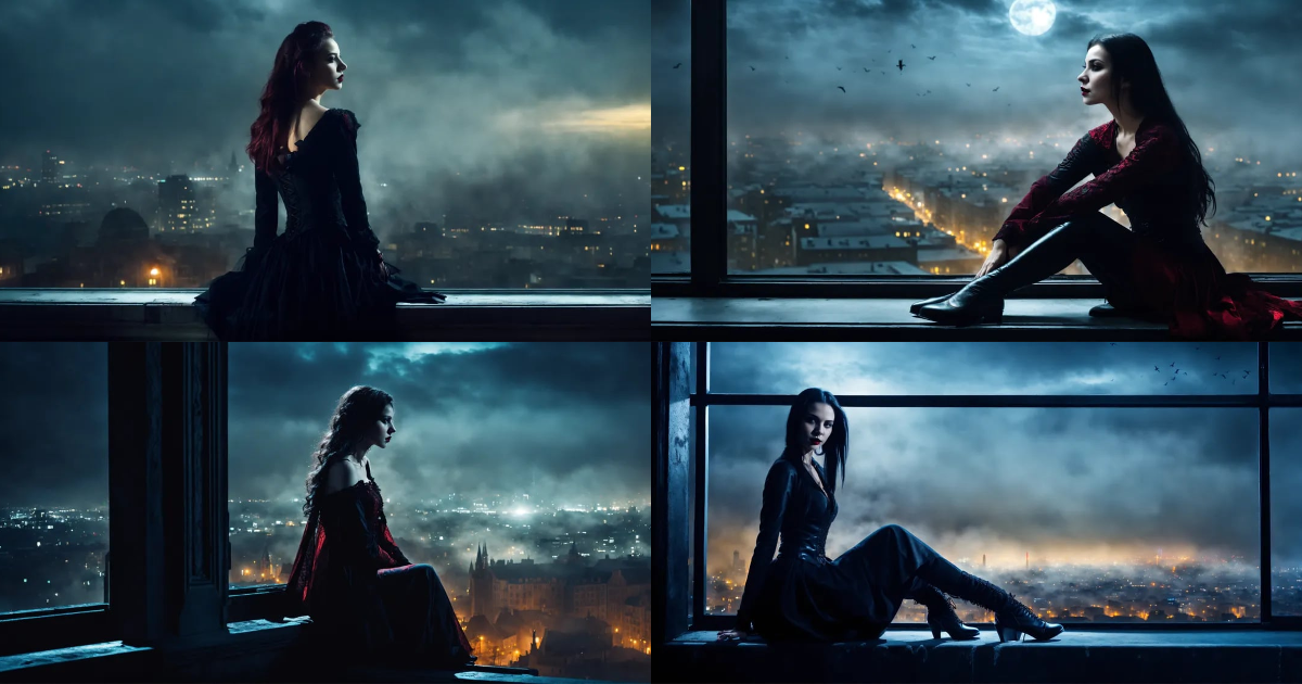 Lexica - Cinematic look, vampire underworld movie style, dark gothic ...