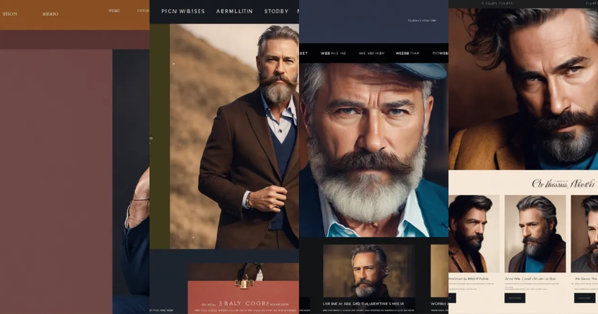 Lexica - Website template, online portfolio in colors, with very classy ...