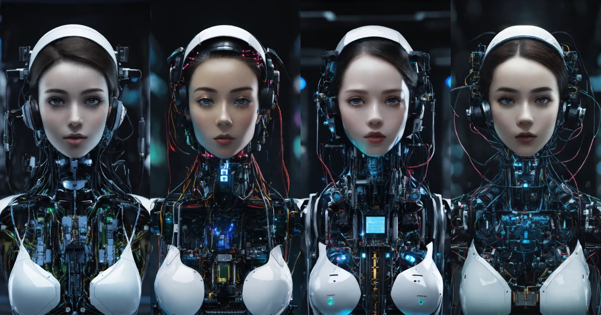 Lexica - A modest scientist ai robot women veil expression more with a ...