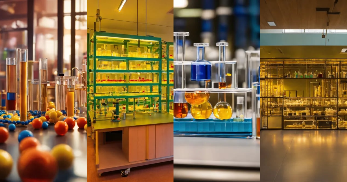 Lexica - Molecular building blocks, laboratory environment