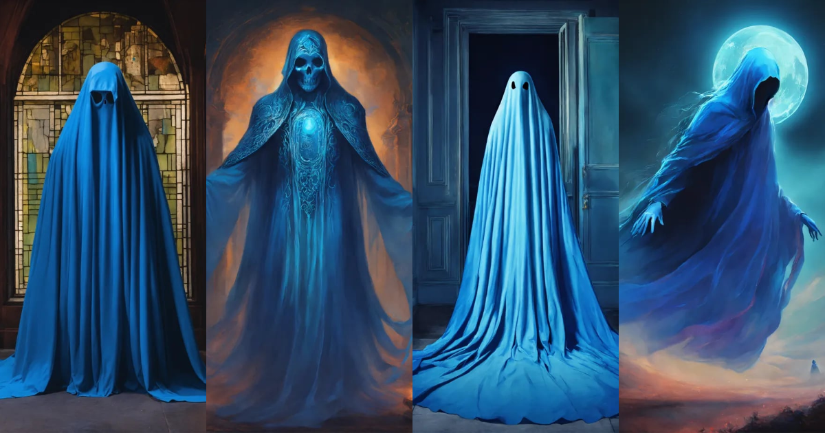 Lexica - A blue coloured ghost