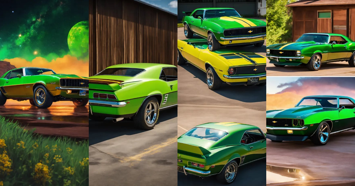 Lexica - A classic Chevrolet Camaro crafted with mahogany, that is an ...