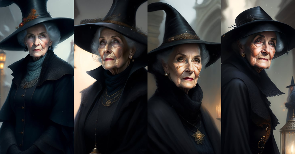 Lexica - Granny weatherwax, an old lady, a witch, with a wicked ...
