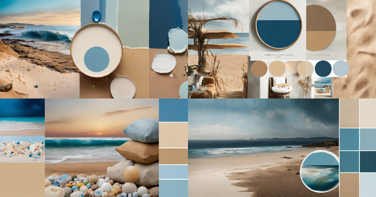 Lexica - HYPER-Realistic paint color palette circle DROPS MOODBOARD ...
