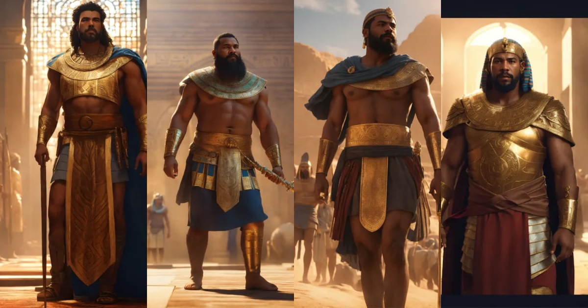 Lexica - Moses young strong man is arrested by pharaoh's guards, in ...