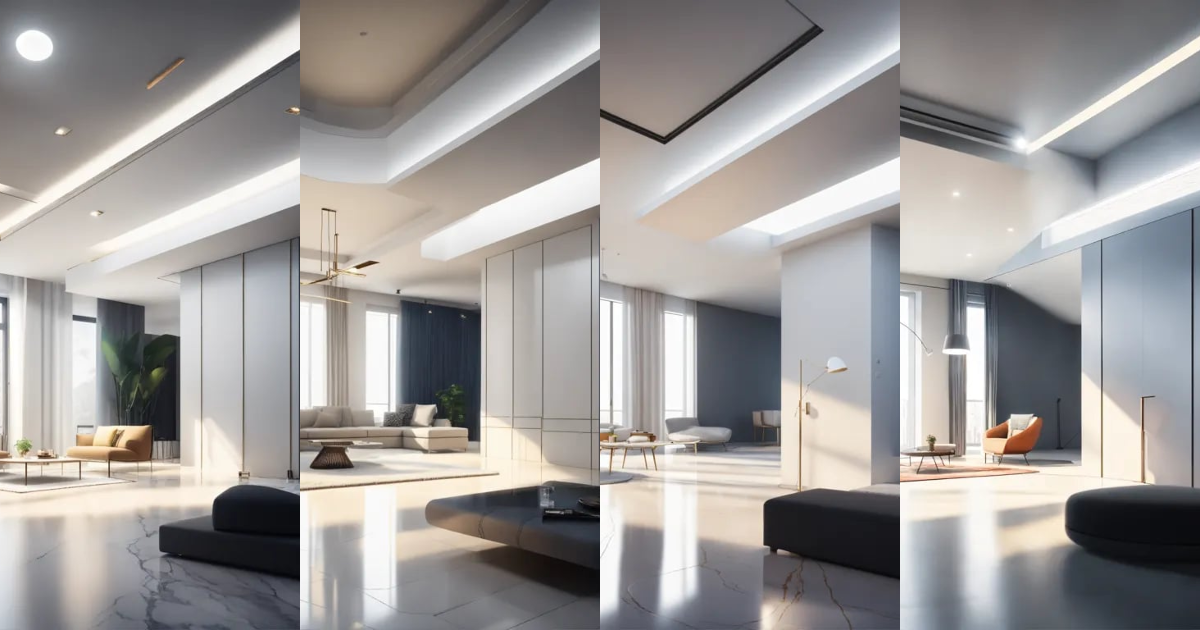 Lexica - Generate a highly realistic image of a completely empty room ...