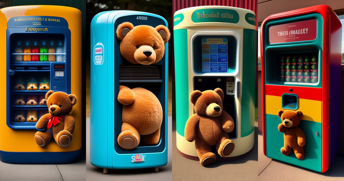 Lexica - A teddy bear vending machine
