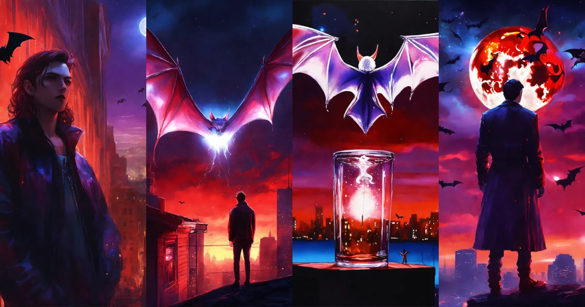 Lexica - ALL glassblowing superrealism style urban vampire STYLE ...