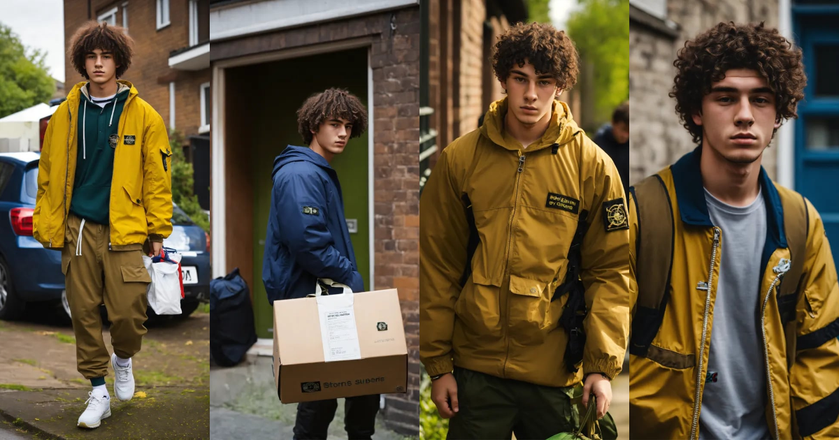 Lexica - 18 year old british chav, he has short curly hair, he is ...