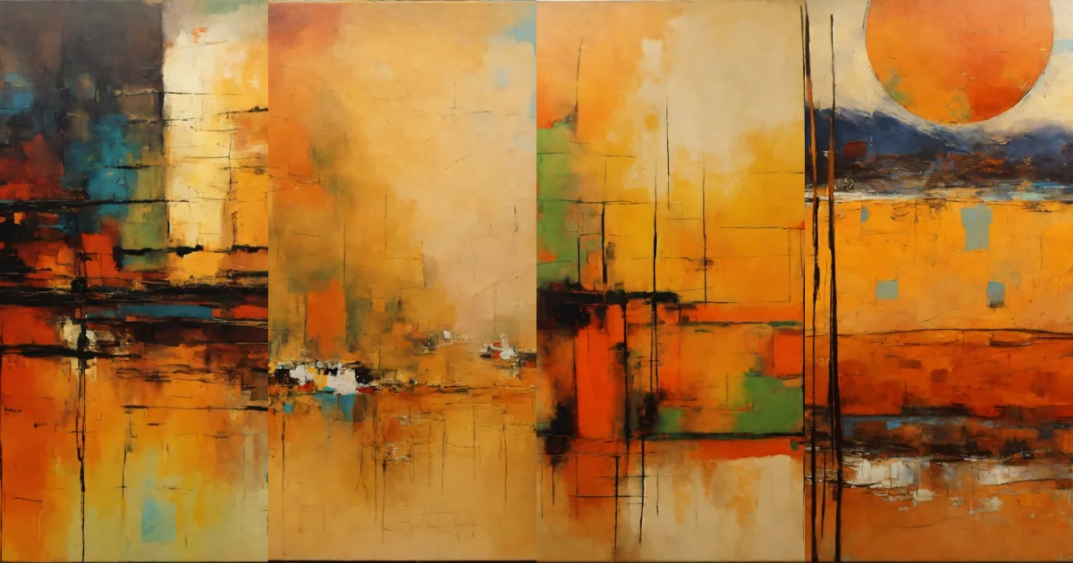 Lexica - An abstract painting in the style of Rene Margitte