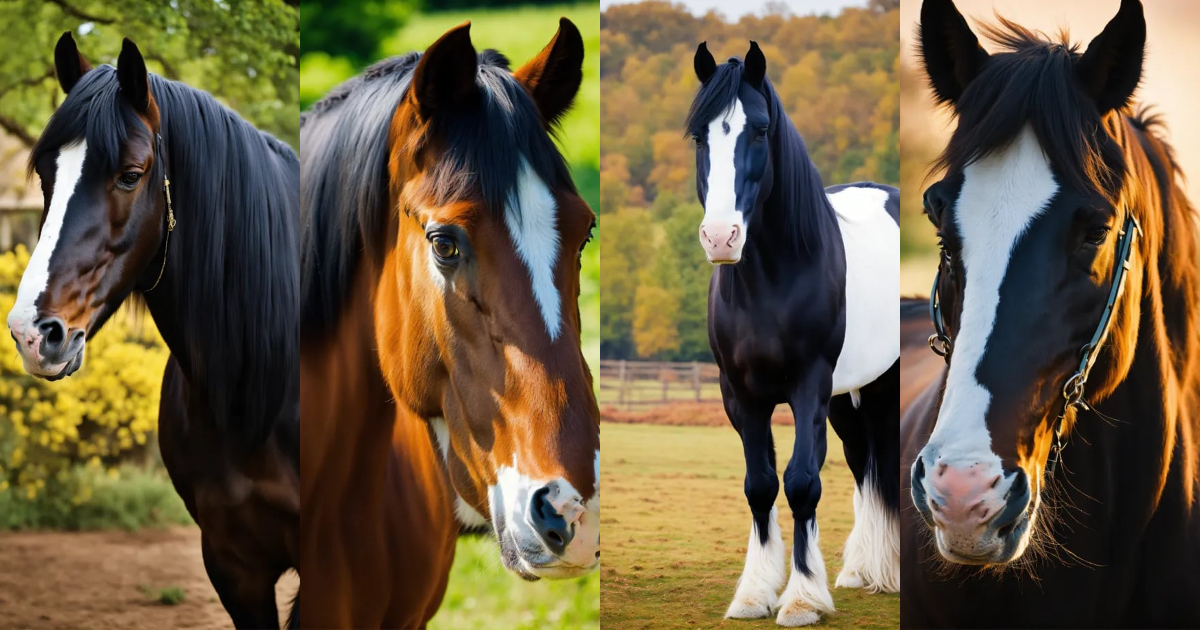 Lexica - A shire horse that is pallid in color