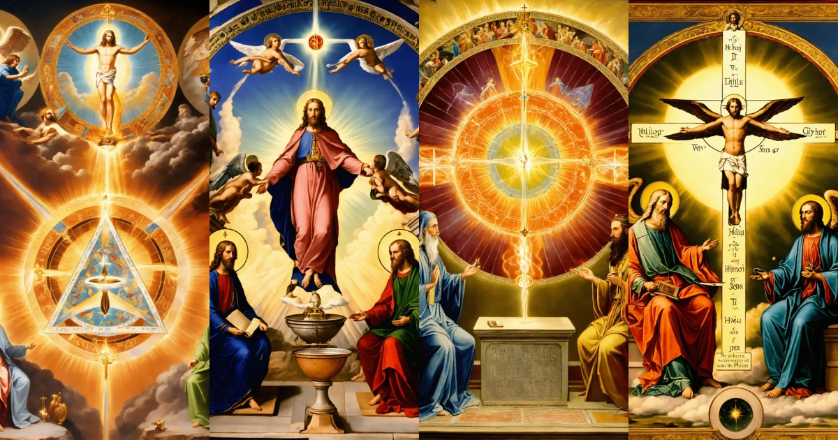 Lexica - Neo gnostic holy trinity with human Mind representing the holy ...