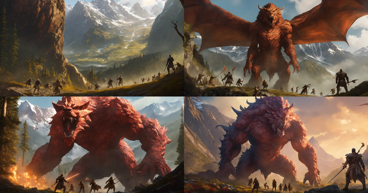 Lexica - Giant humans fighting giant humanoid shapeshifters that have ...