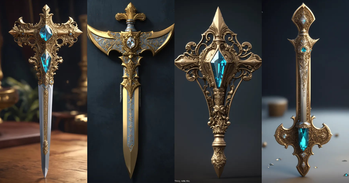 Lexica - Diamond Dagger In Zbrush Style Historical Neovictorian And Asi ...