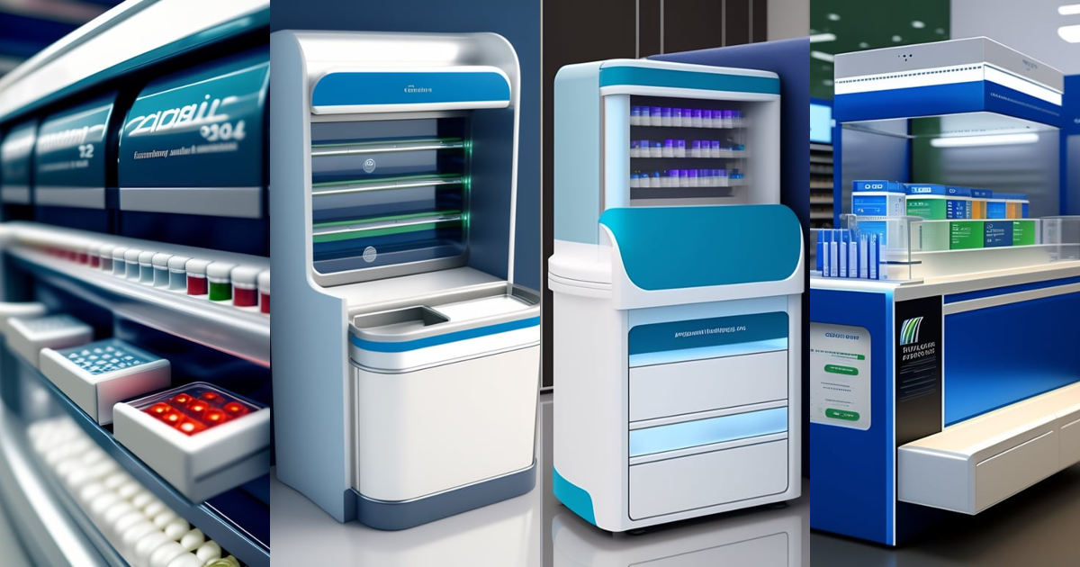 Lexica - Capsules and tablets mechanical desktop counter in Pharmacy