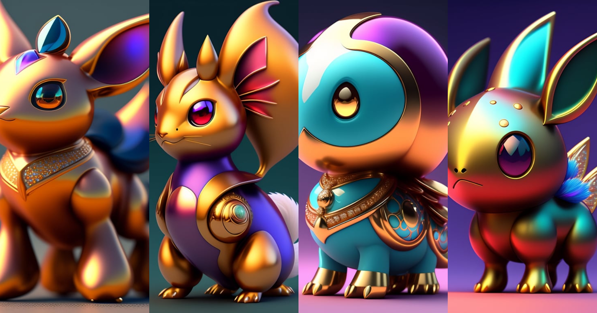 Lexica - A cute psychic type pokemon:: by beeple and James Gilleard and ...