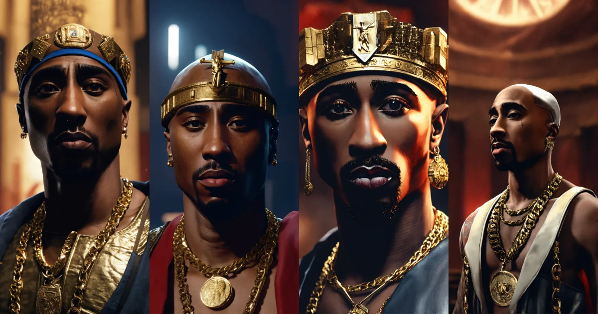 Lexica - Tupac Shakur as Julius Caesar 8k unreal engine render ...