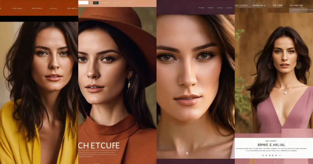 Lexica - Website template, online portfolio in colors, with very classy ...