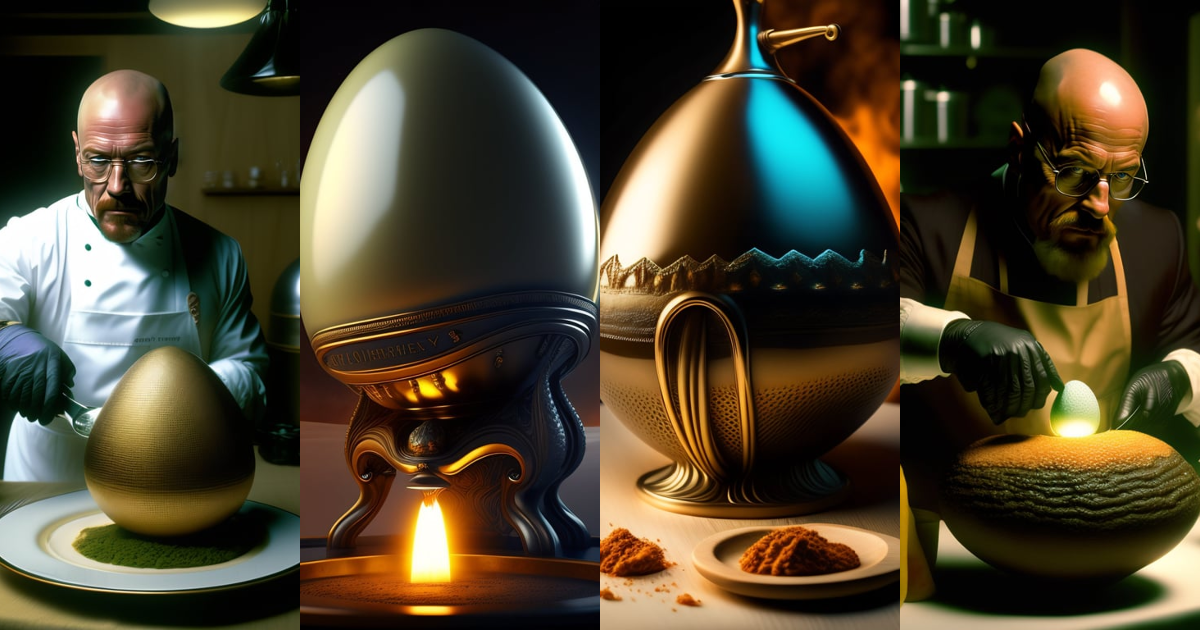 Lexica - Walter White from Breaking Bad cooking an Alien egg for the ...