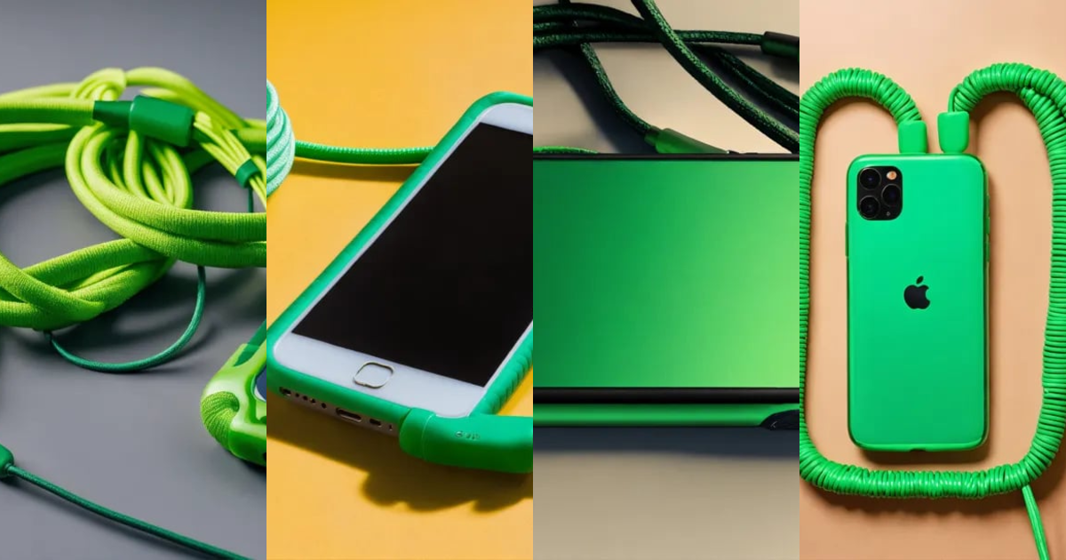 Lexica - Suspended secure green bungee cords in knot wrapped around ...