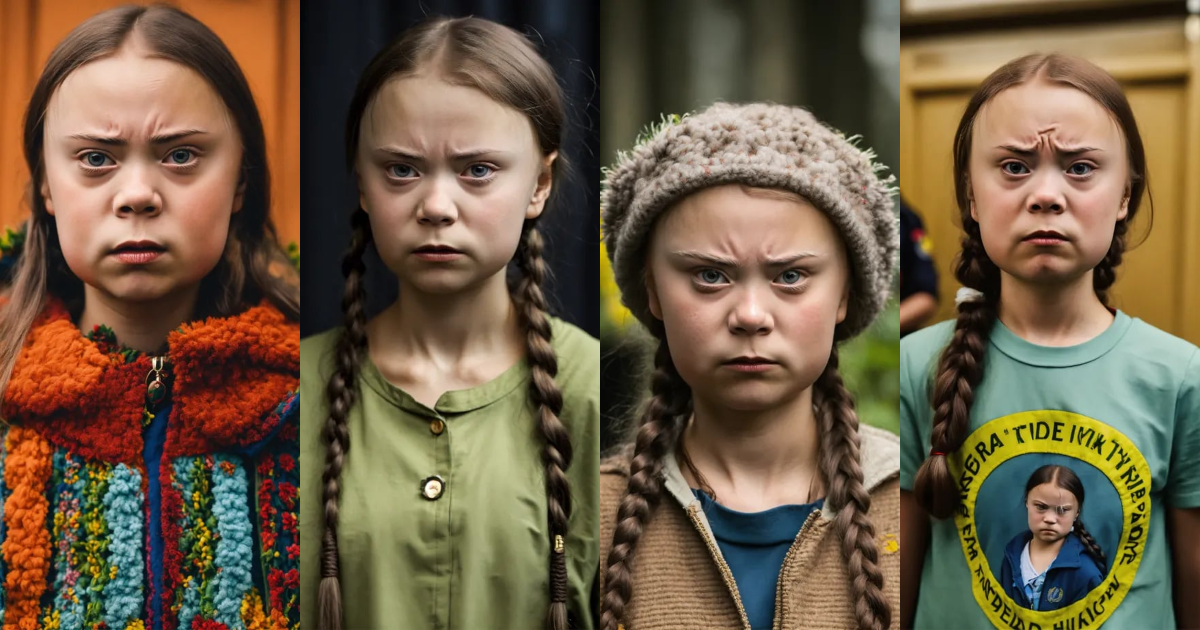 Lexica - OLDER GRETA THUNBERG MAD, ANGRY,