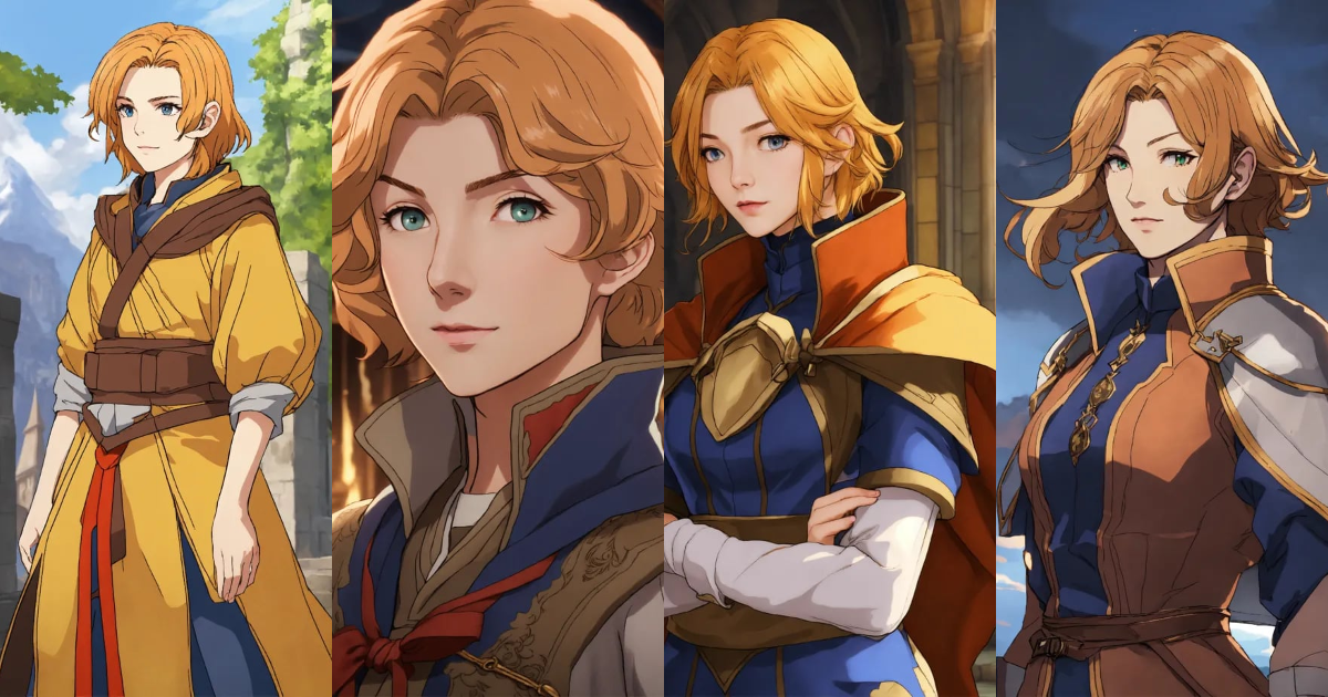 Lexica - Sypha Belnades Castlevania blonde pixie hair cut