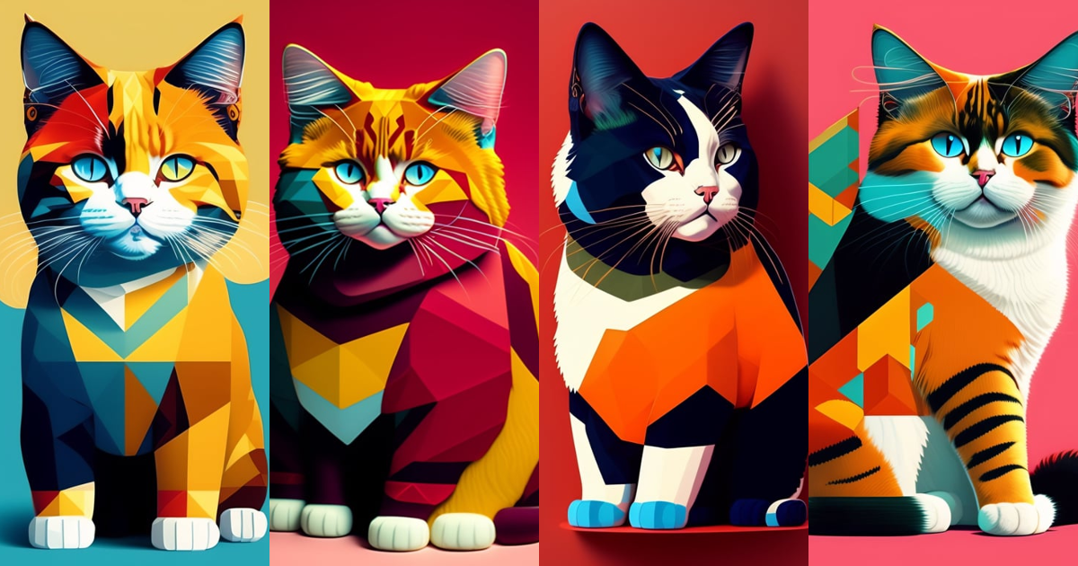 Lexica - Ragdoll cat, by sachin teng and shohei otomo, asymmetrical ...