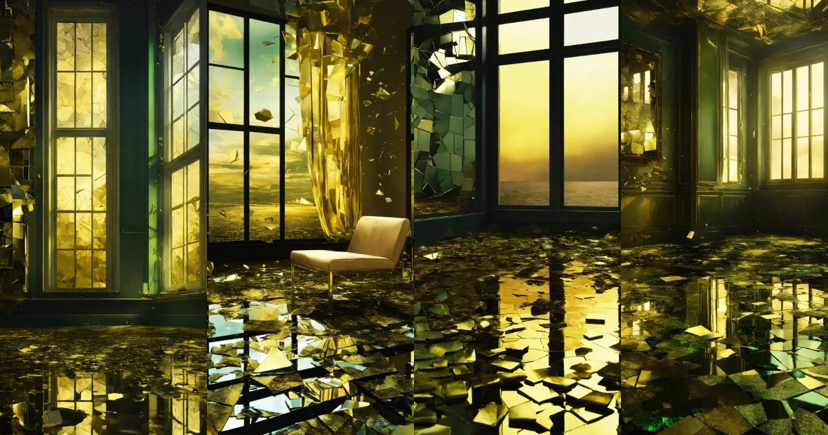 Lexica - Digital surrealism shattered dreamscape, fragments of ...