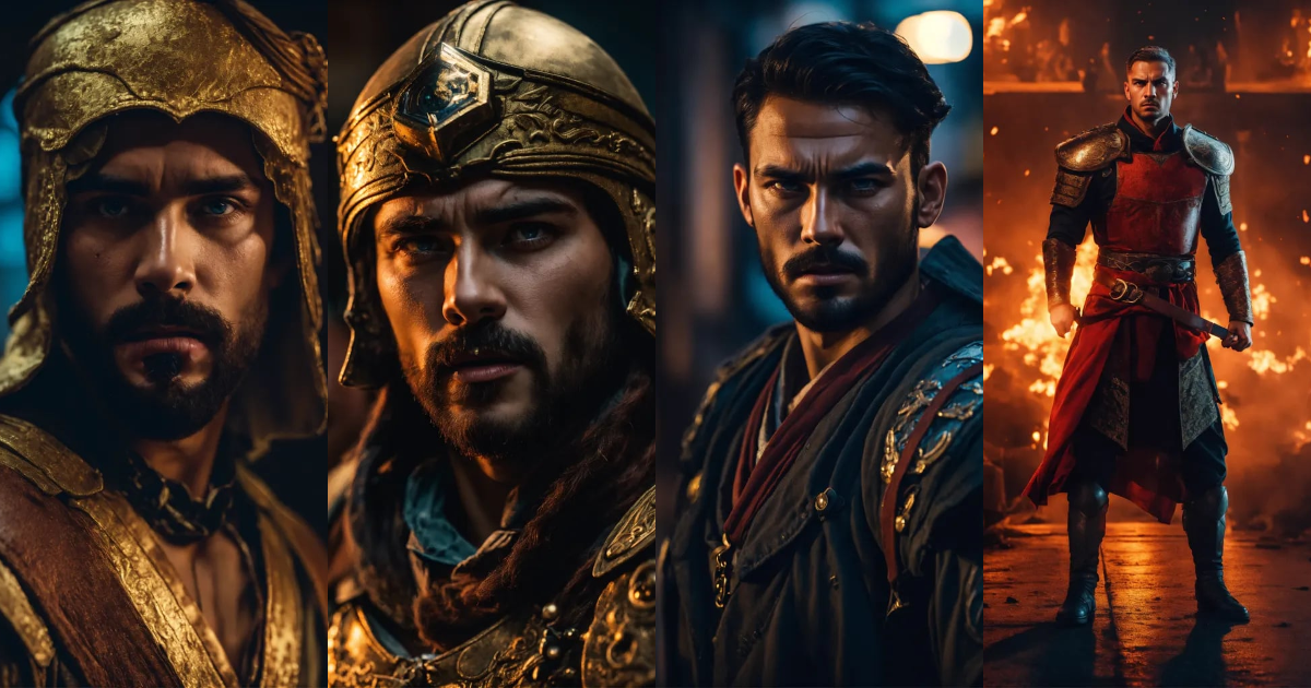 Lexica - "Vision of Conquest Man with a Determined Gaze Set to Dominate ...