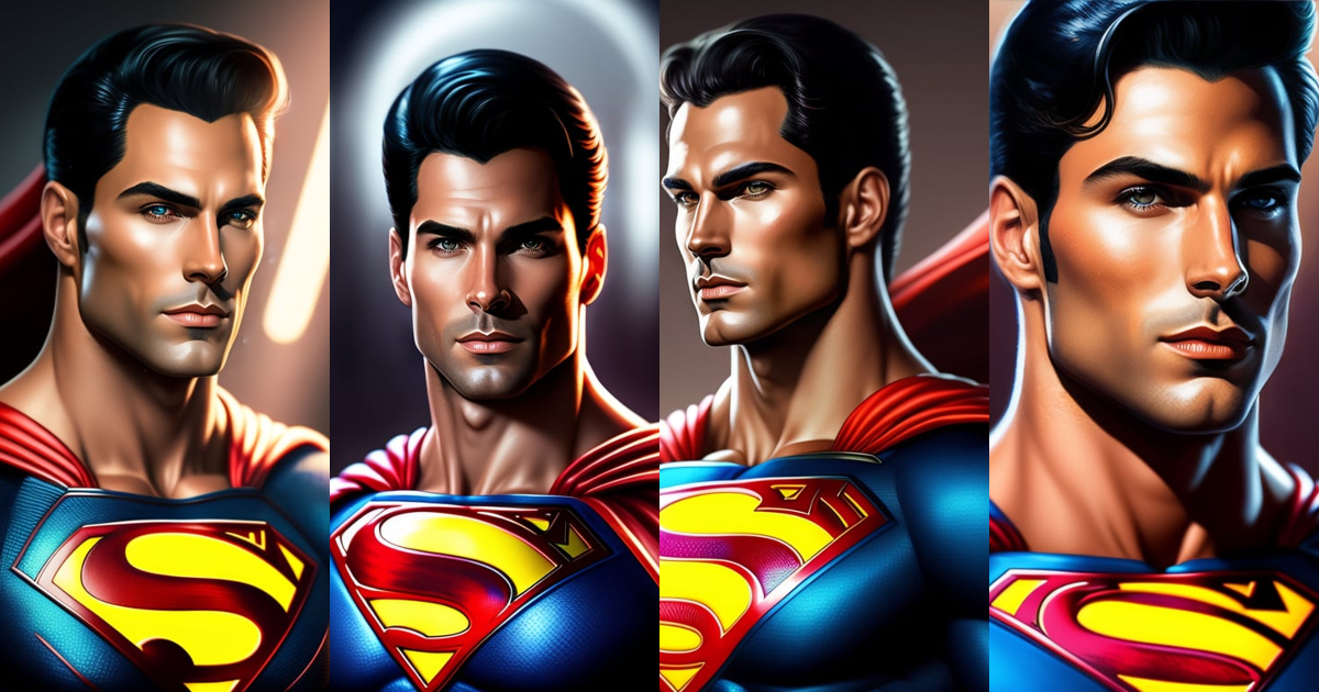 Lexica - Fox as Superman , realistic portrait, symmetrical, highly ...