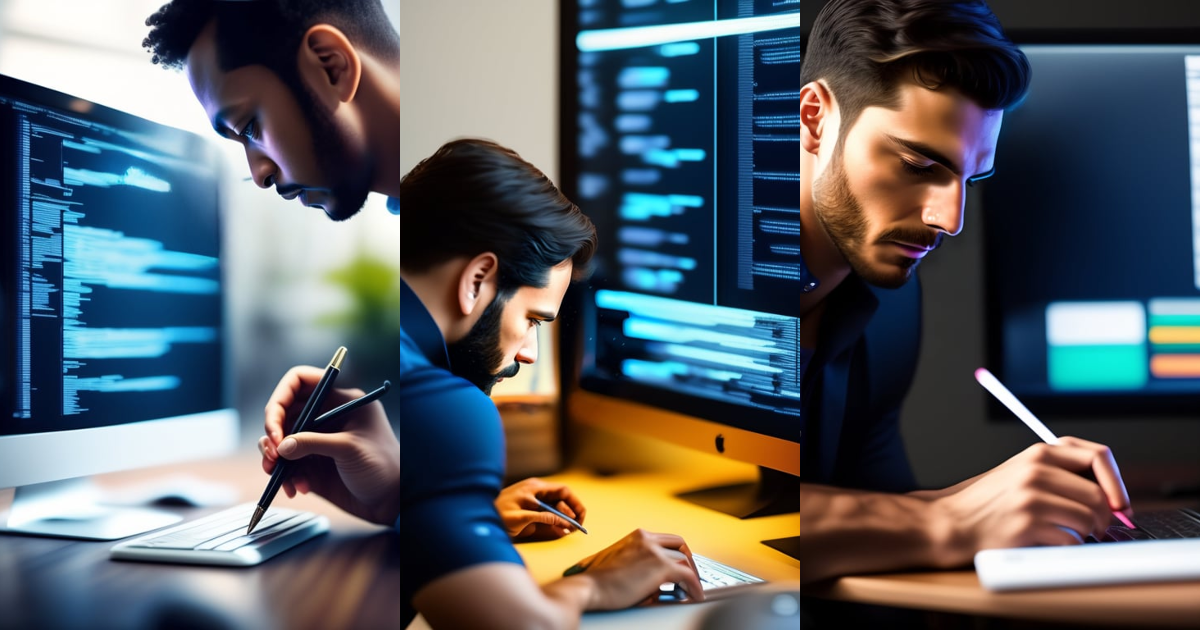 Lexica - Software developer writing code