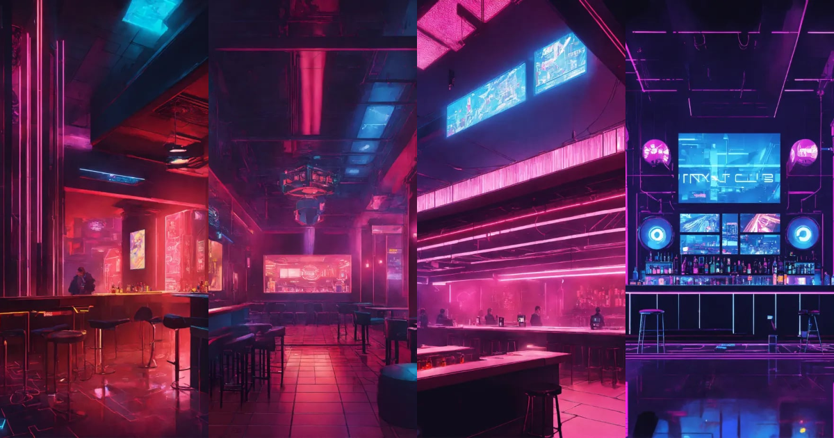 Lexica - Layout for a cyberpunk night club